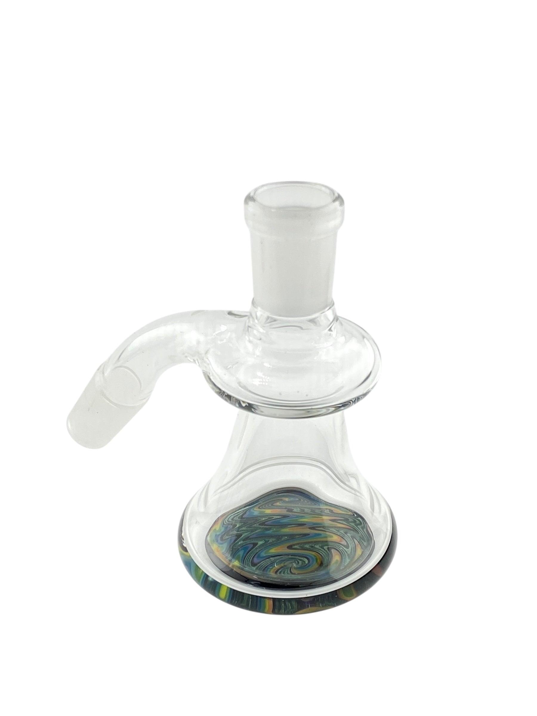 OJ Flame Dry Ash Catcher 45 Degree – LALA LAND SMOKE SHOP